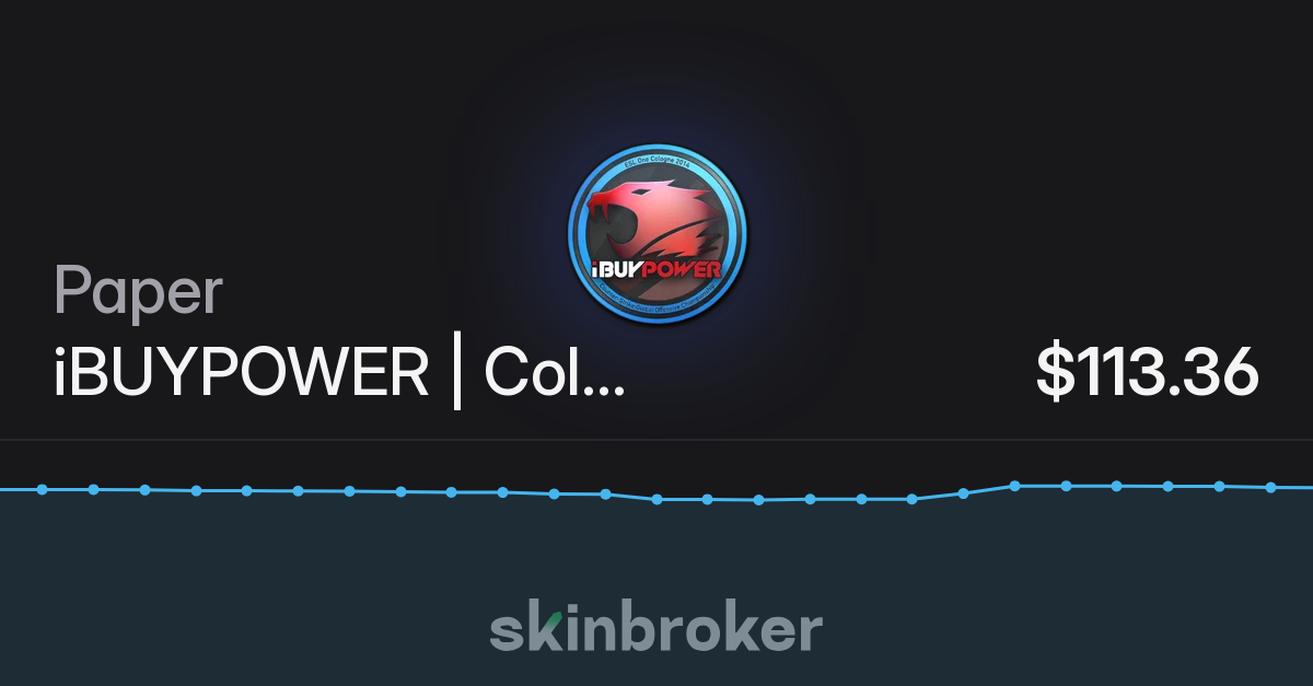 Sticker | iBUYPOWER | Cologne 2014 | skinbroker