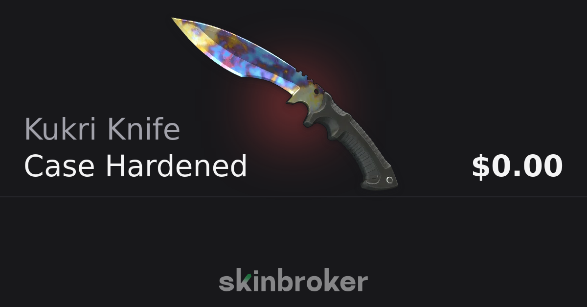 Kukri Knife | Case Hardened (Factory New) | skinbroker