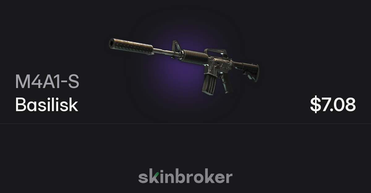 M4A1-S | Basilisk (Field-Tested) | skinbroker