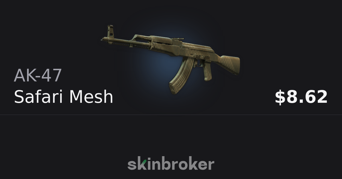 Souvenir Ak 47 Safari Mesh Field Tested Skinbroker