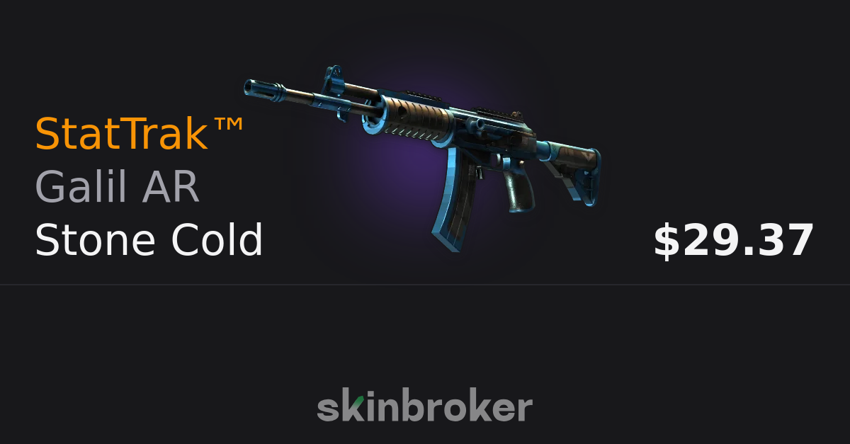 StatTrak™ Galil AR | Stone Cold (Factory New) | skinbroker