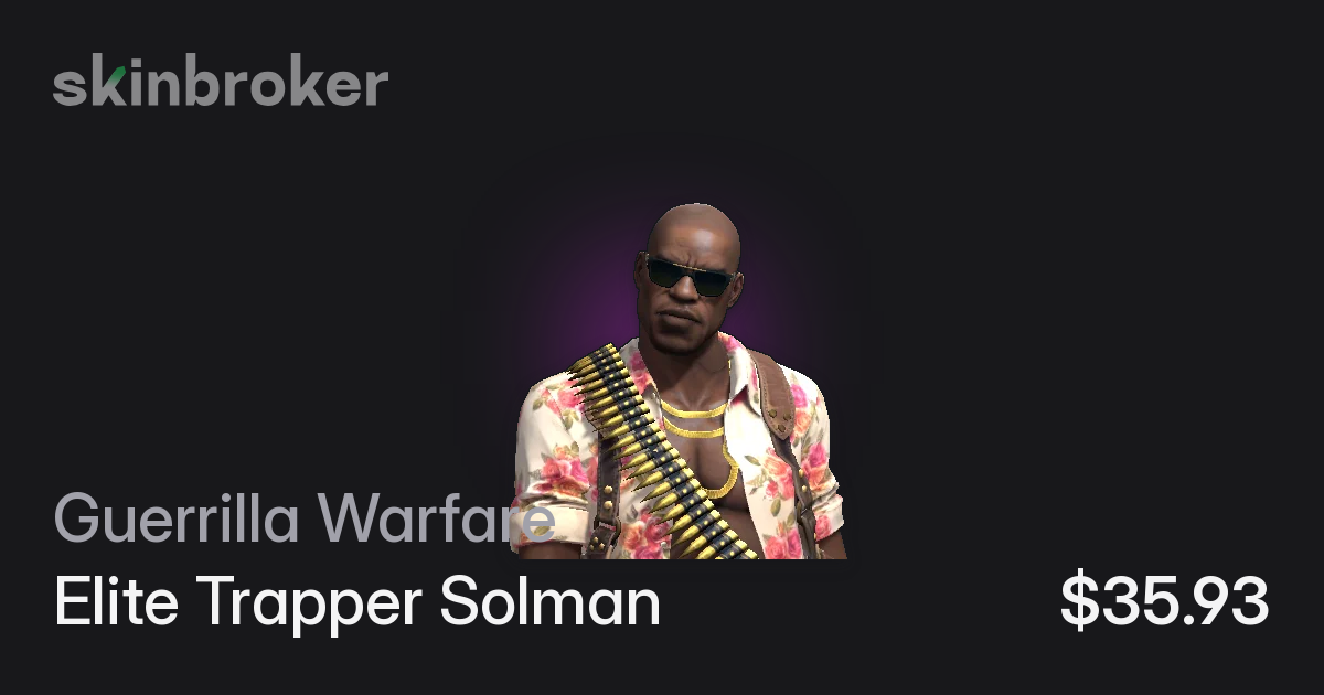 Elite Trapper Solman | Guerrilla Warfare | skinbroker