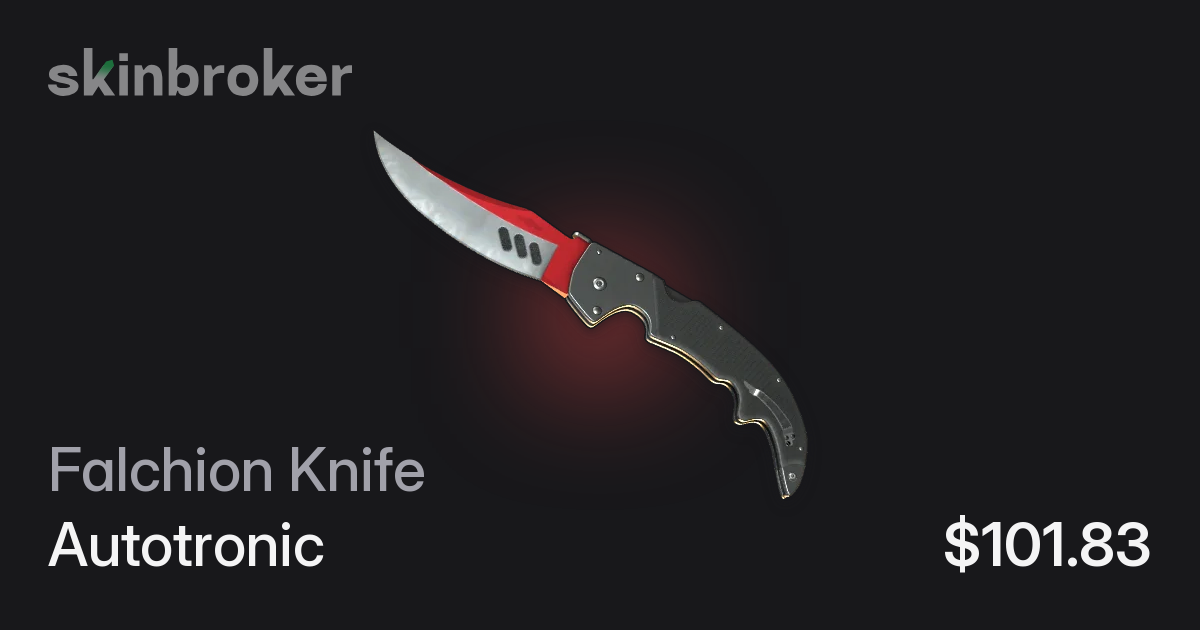 Falchion Knife | Autotronic (Field-Tested) | skinbroker