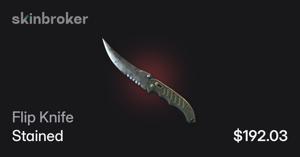 Flip Knife | Stained (Factory New) | skinbroker