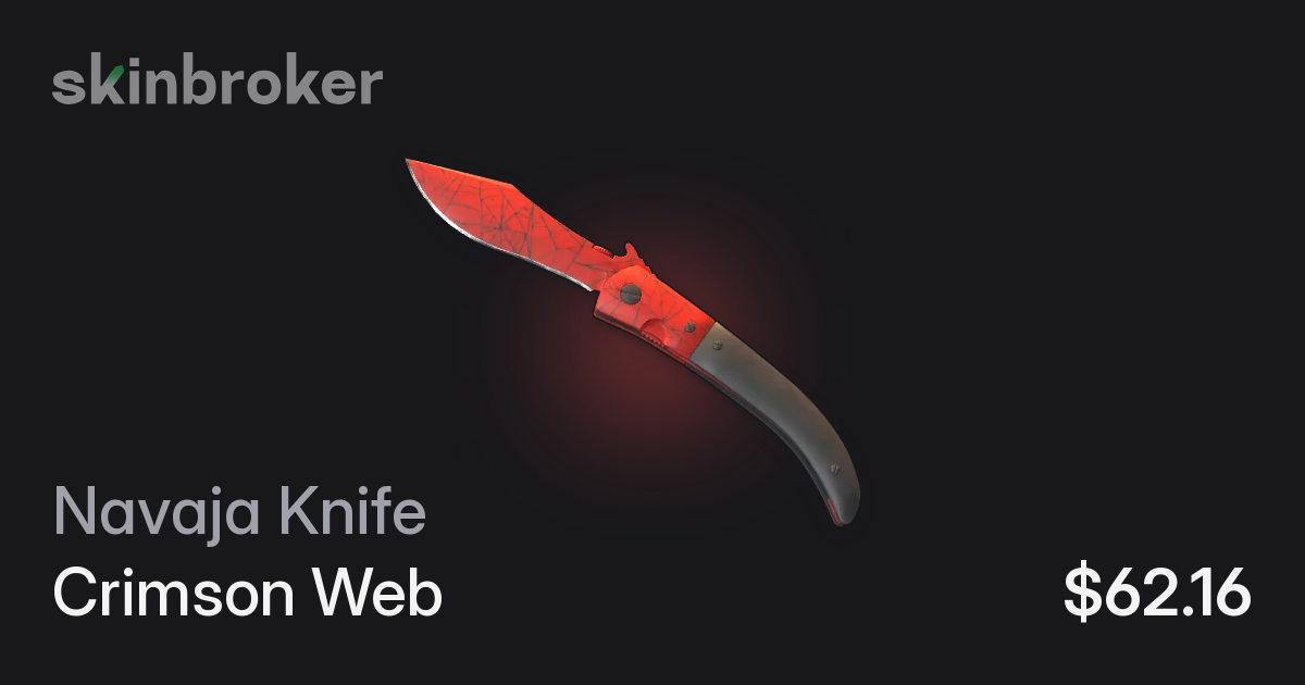 Navaja Knife | Crimson Web (Field-Tested) | skinbroker