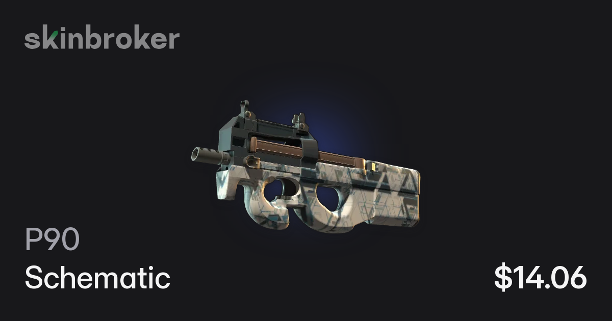 P90 | Schematic (Factory New) | skinbroker