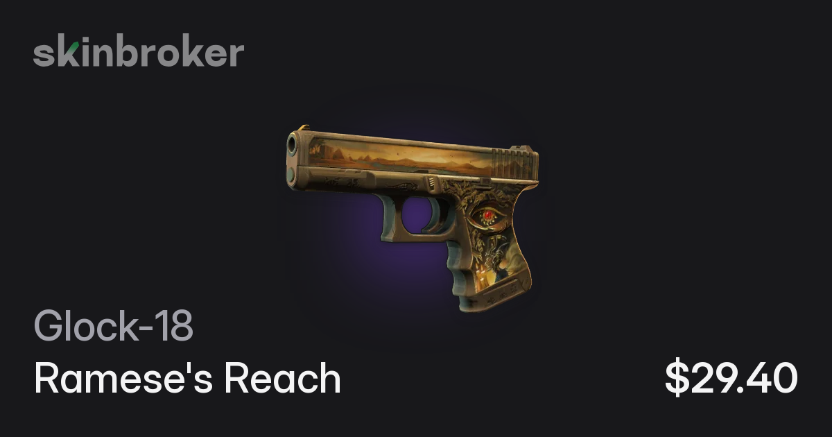 Souvenir Glock-18 | Ramese's Reach (Minimal Wear) | skinbroker