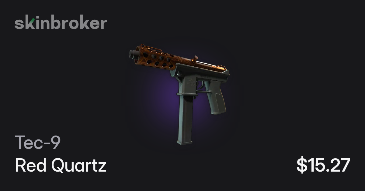 Souvenir Tec-9 | Red Quartz (Factory New) | skinbroker