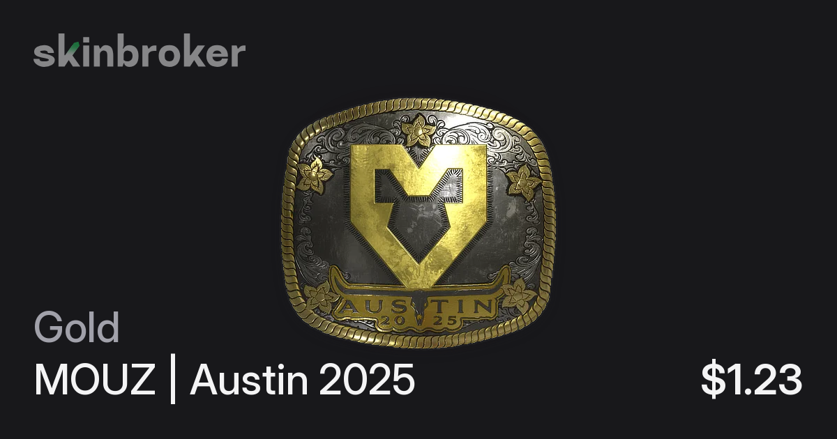Sticker | MOUZ (Gold) | Austin 2025 | skinbroker